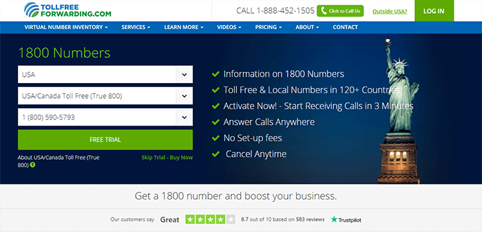 A Detailed Review of Services Offered by Tollfreeforwarding.com