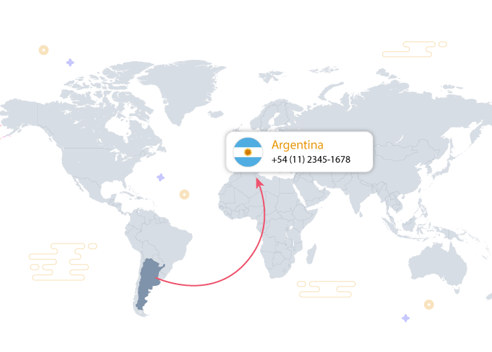 Argentina Virtual Phone Numbers | Global Call Forwarding