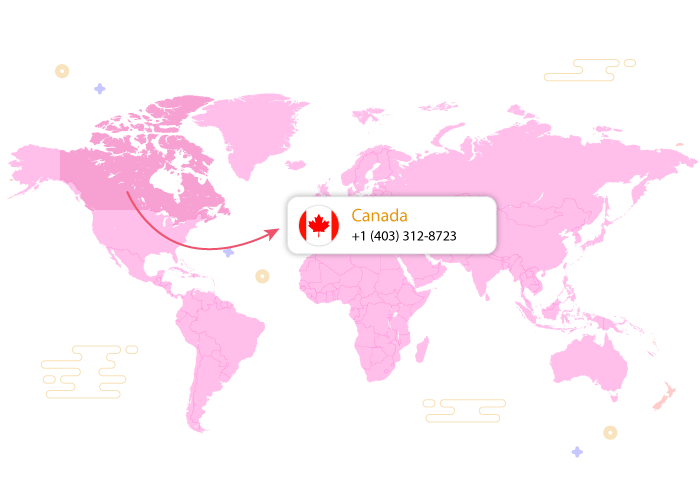 Canadian Virtual Phone Numbers at Global Call Forwarding