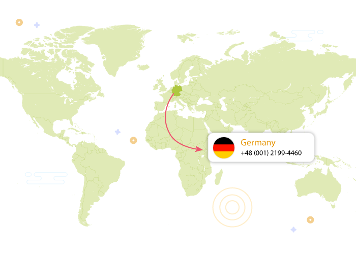 Get Germany Virtual Phone Numbers | Global Call Forwarding