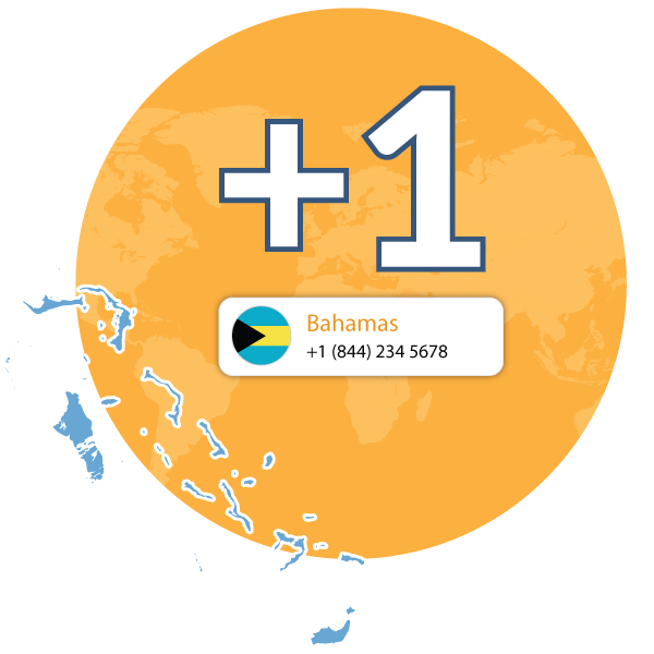 Bahamas Phone Numbers +1 | Get a Bahamas Virtual Number
