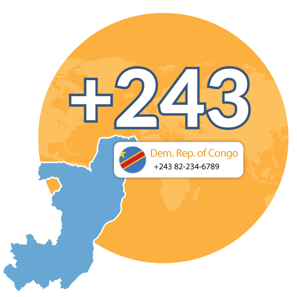 Democratic Republic of Congo Virtual Phone Numbers | Global Call Forwarding