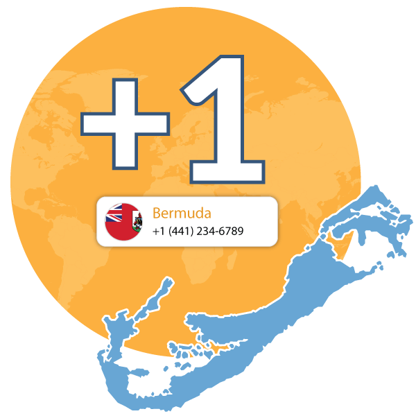 Bermuda Phone Numbers +1 | Get a Bermuda Virtual Number
