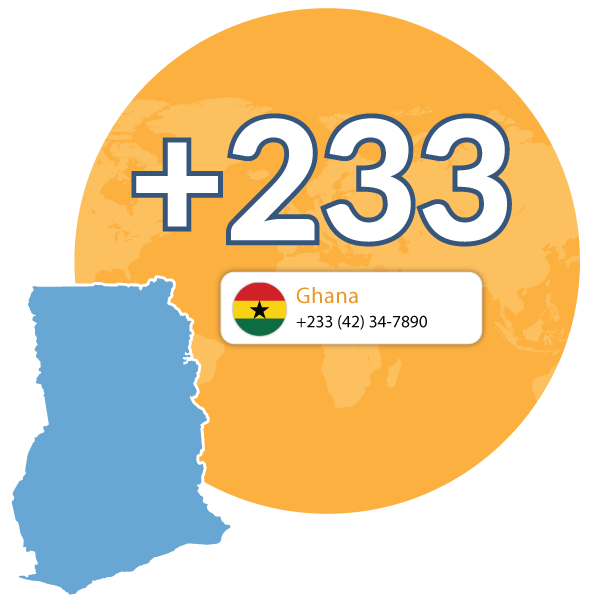 Ghana Virtual Phone Numbers | Global Call Forwarding