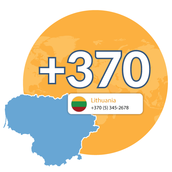 Lithuania Virtual Phone Numbers | Global Call Forwarding