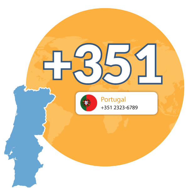 Portugal Phone Numbers +351 | Get a Portugal Virtual Number