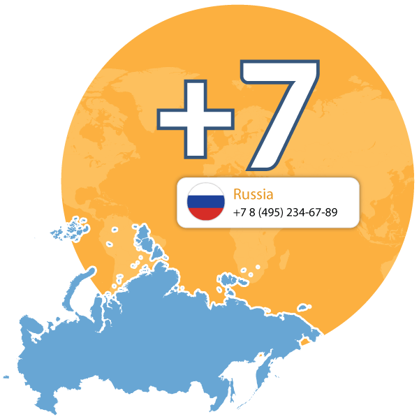 Russian Virtual Phone Numbers at Global Call Forwarding